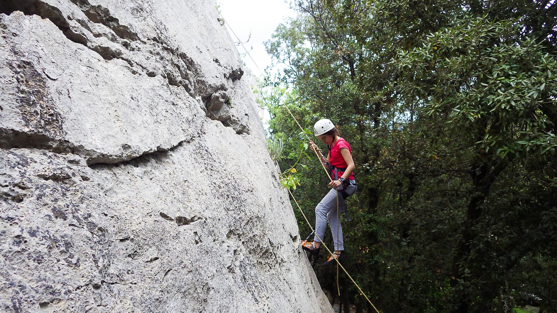 Escalade découverte, initiation autour des Cévennes